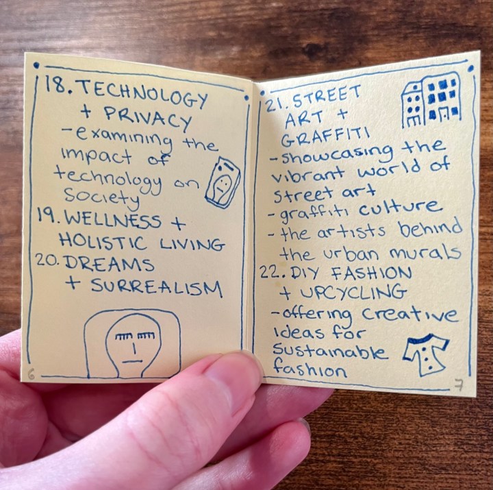 26 Ideas for Zine Themes (a new mini zine) – Jay Snelling Art